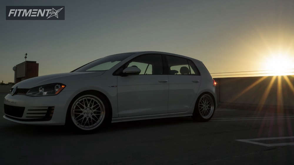 2016 Volkswagen GTI S with 18x8.5 Varrstoen Es1 and Continental 225x40 ...