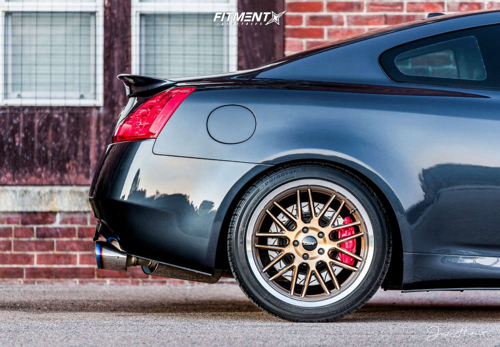 2008 INFINITI G37 Sport with 19x9 TSW Avalon and Uniroyal 245x40 on ...