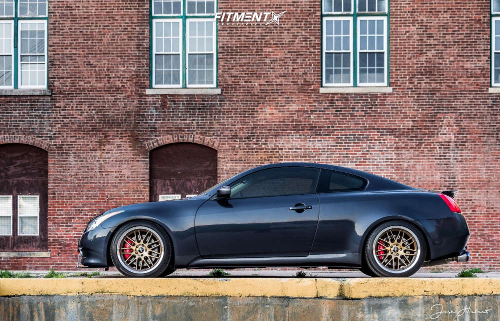 2008 INFINITI G37 Sport with 19x9 TSW Avalon and Uniroyal 245x40 on ...