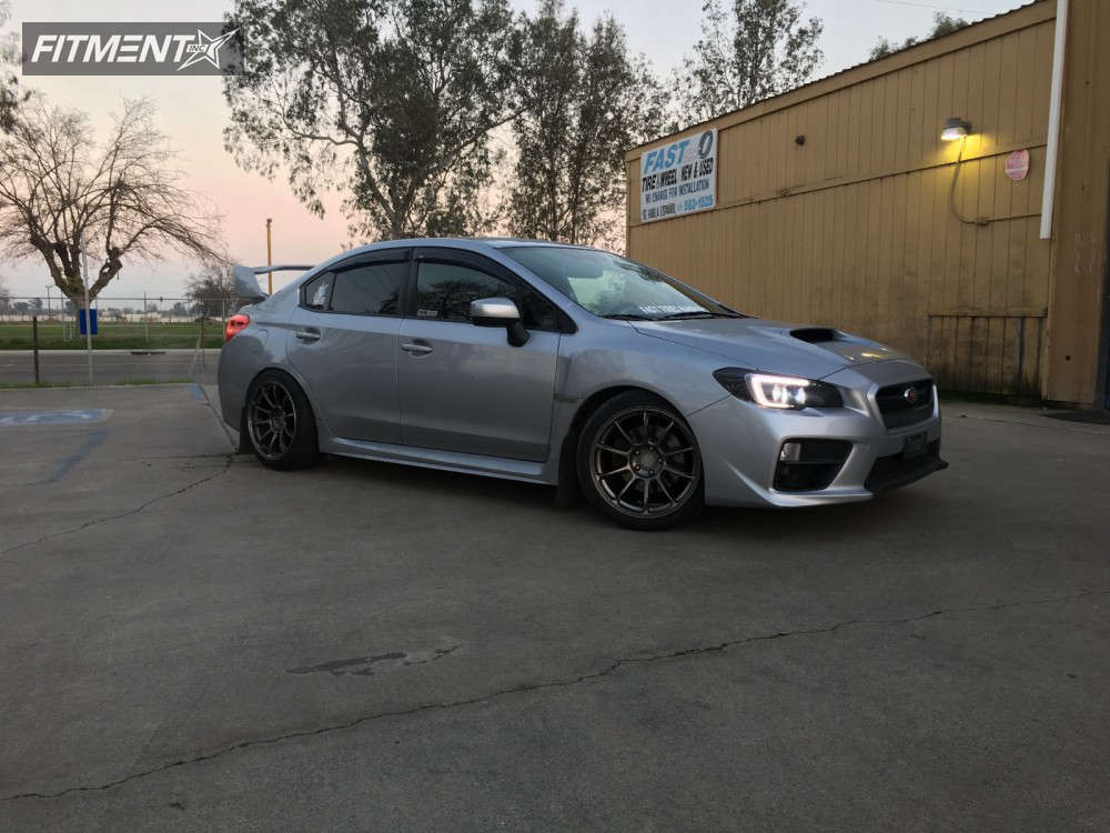 2015 Subaru WRX Limited with 18x9.5 Ambit Wheels RT8 Other and Dunlop ...