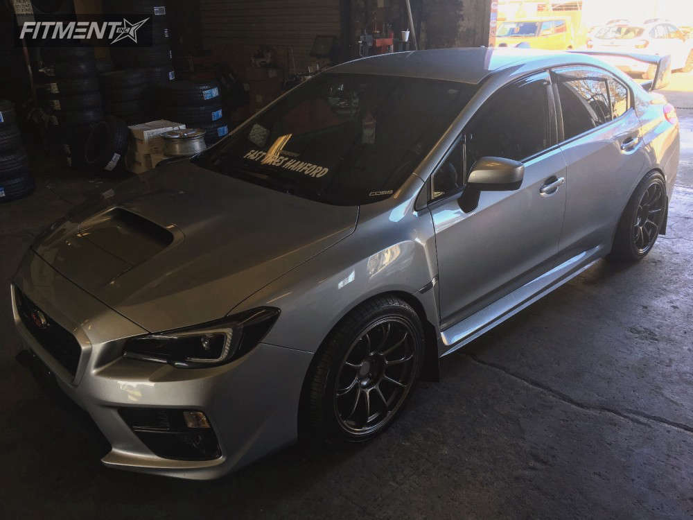 2015 Subaru WRX Limited with 18x9.5 Ambit Wheels RT8 Other and Dunlop ...