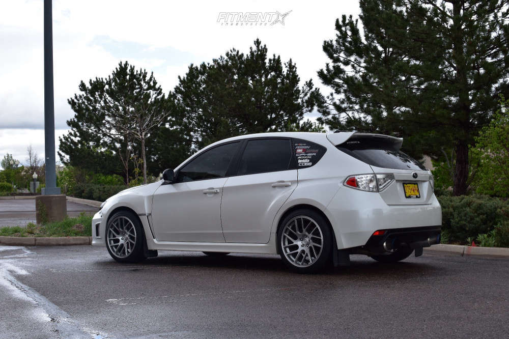 2012 Subaru WRX Base with 18x9.5 Anovia Elder and Road Hugger 245x40 on ...