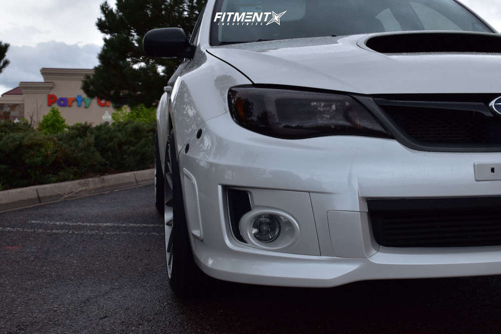 2012 Subaru WRX Base with 18x9.5 Anovia Elder and Road Hugger 245x40 on ...