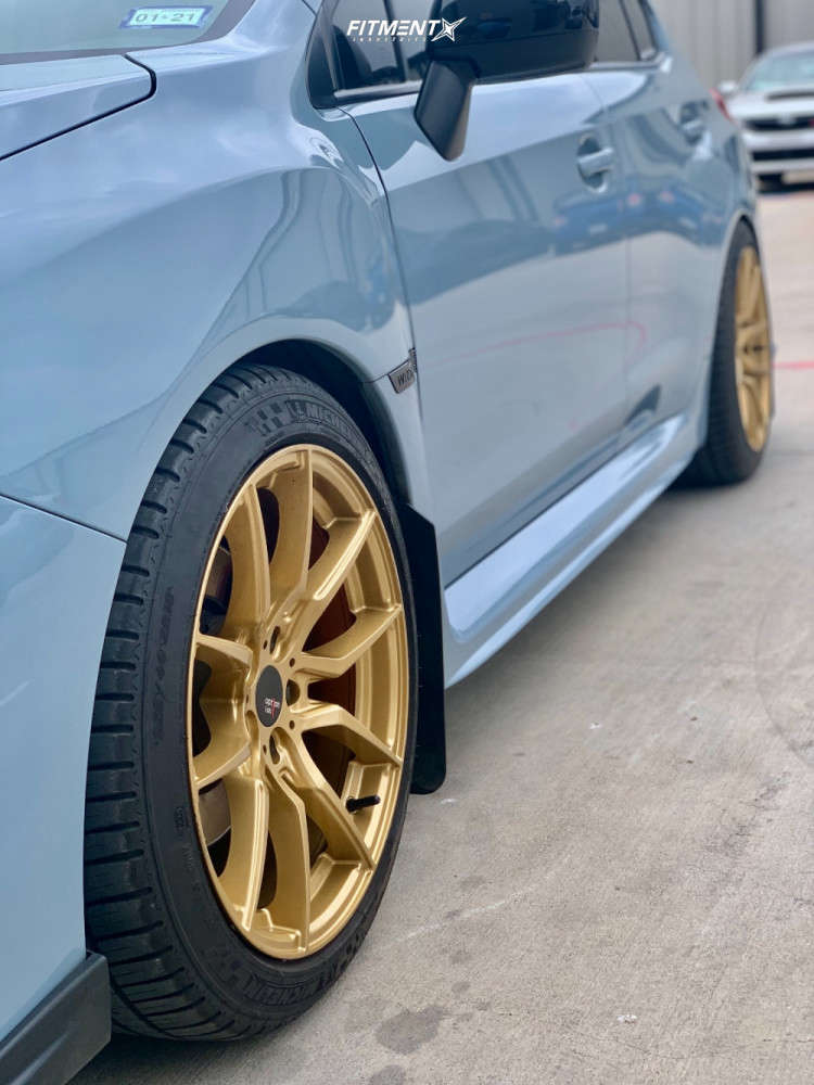 2019 Subaru WRX Premium with 18x9.5 Option Lab R716 and Michelin 255x40 ...