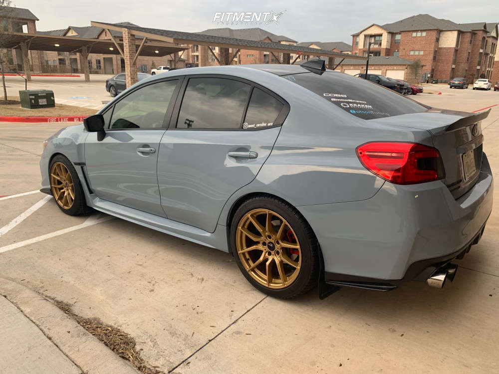 2019 Subaru WRX Premium with 18x9.5 Option Lab R716 and Michelin 255x40 ...
