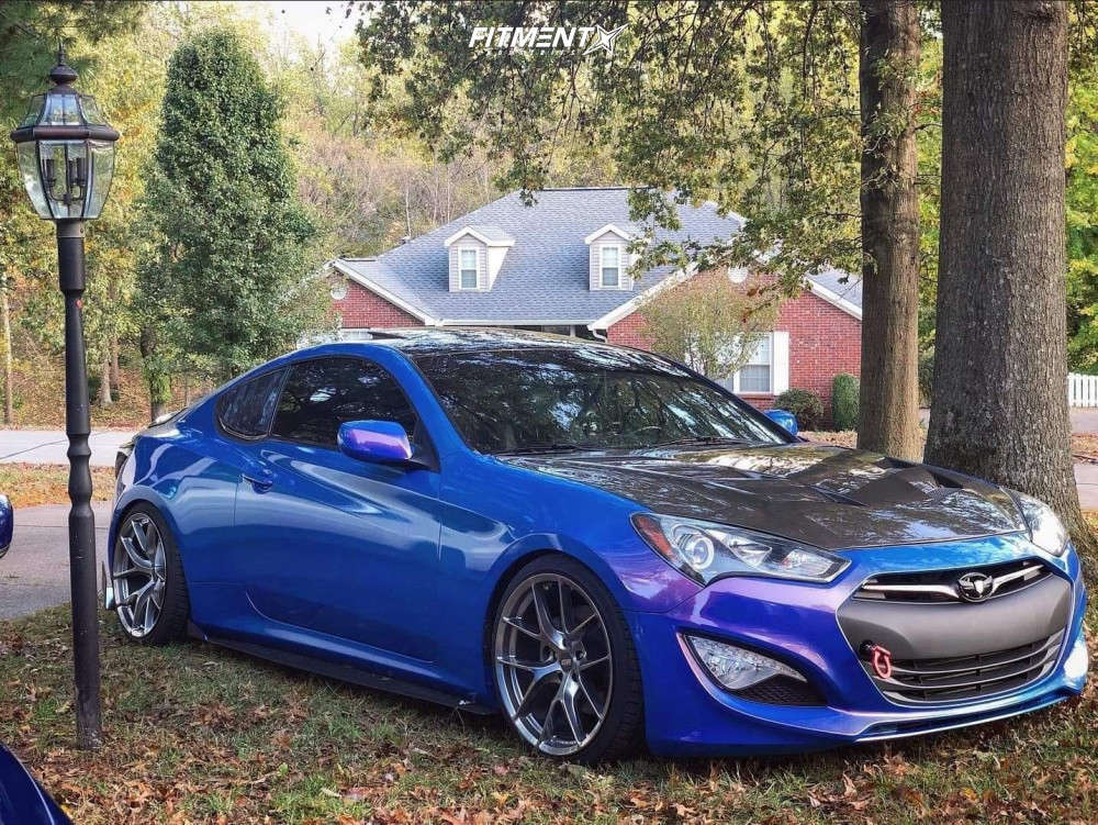 2013 Hyundai Genesis Coupe 2.0T Premium with 19x10.5 ESR Rf15 and ...