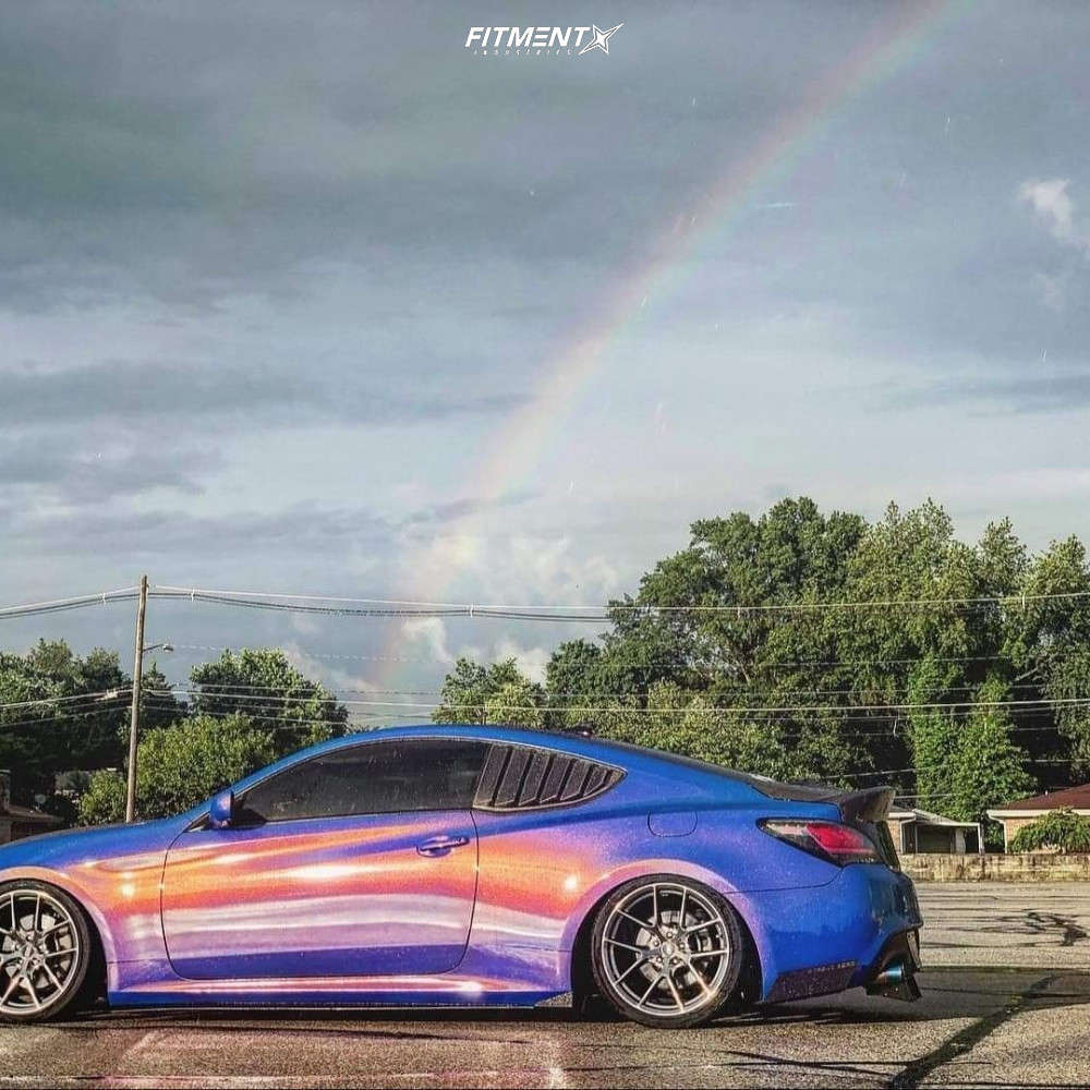 2013 Hyundai Genesis Coupe 2.0T Premium with 19x10.5 ESR Rf15 and ...