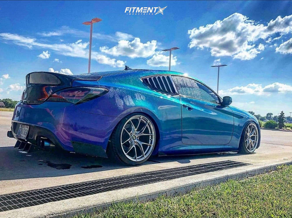 2013 Hyundai Genesis Coupe 2.0T Premium with 19x10.5 ESR Rf15 and ...