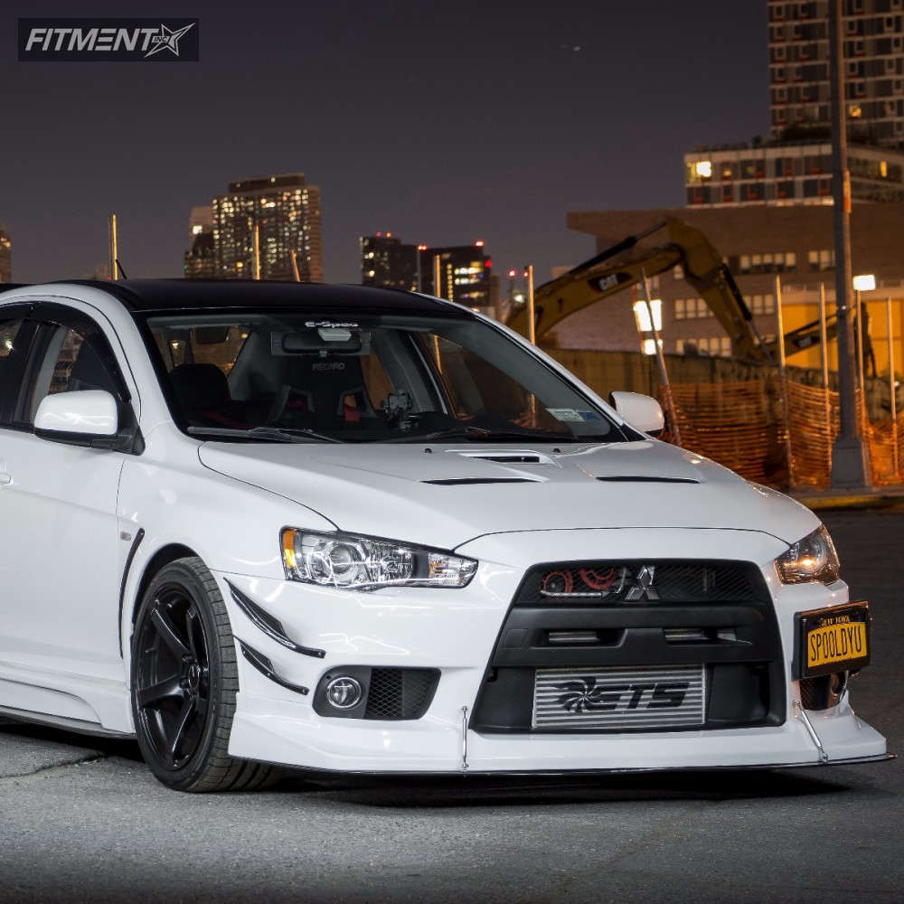 2014 Mitsubishi Lancer Evolution MR with 18x9.5 Enkei Kojin and Kumho ...