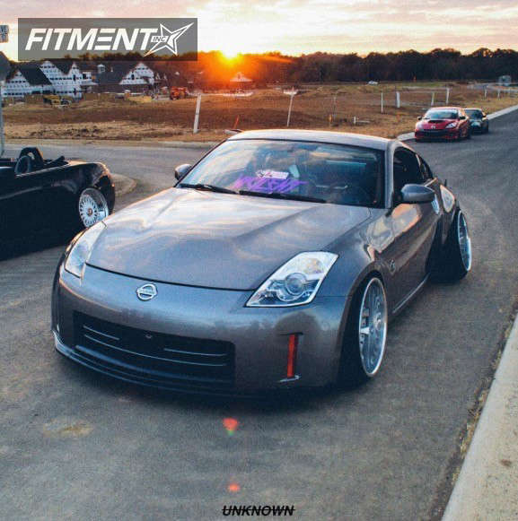 2008 Nissan 350Z Enthusiast with 18x10 Weds and Continental 215x35 on ...