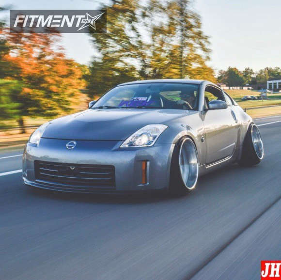 2008 Nissan 350Z Enthusiast with 18x10 Weds and Continental 215x35 on ...