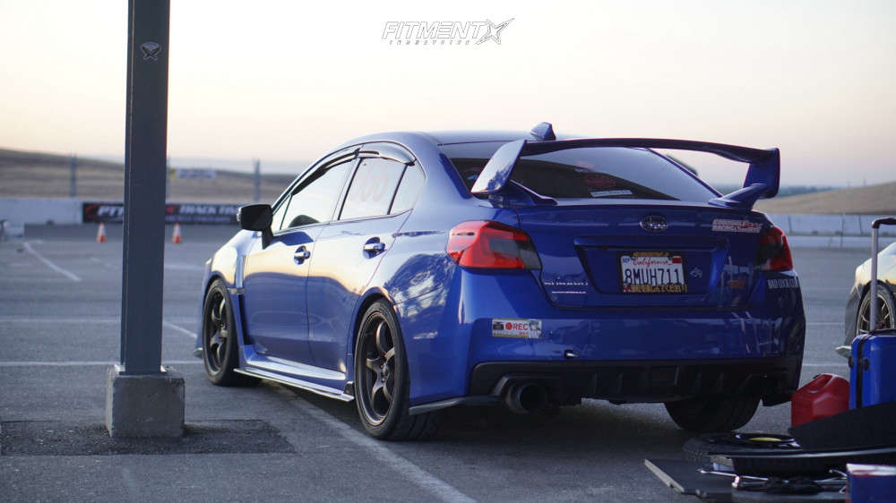 2016 Subaru WRX STI Limited with 18x9.5 Motegi Mr131 and Falken 235x40 ...