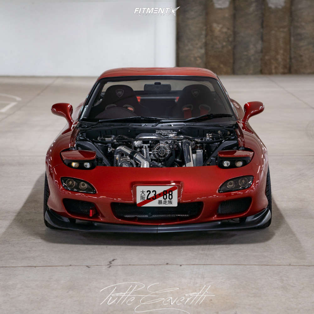 1993 Mazda RX-7 R1 with 18x9.5 Work Meister S1 3p and Nankang 235x40 on ...