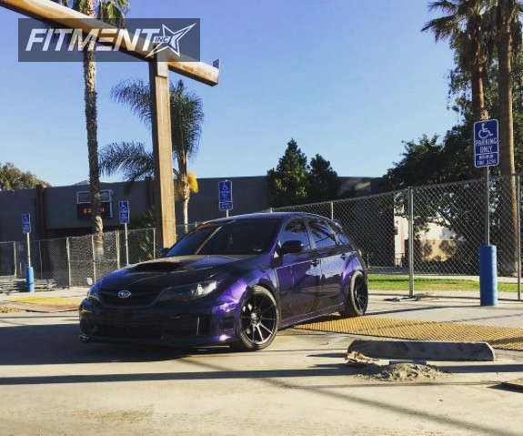 2014 Subaru WRX Limited with 18x9.5 AVID1 AV21 and Falken 265x35 on ...