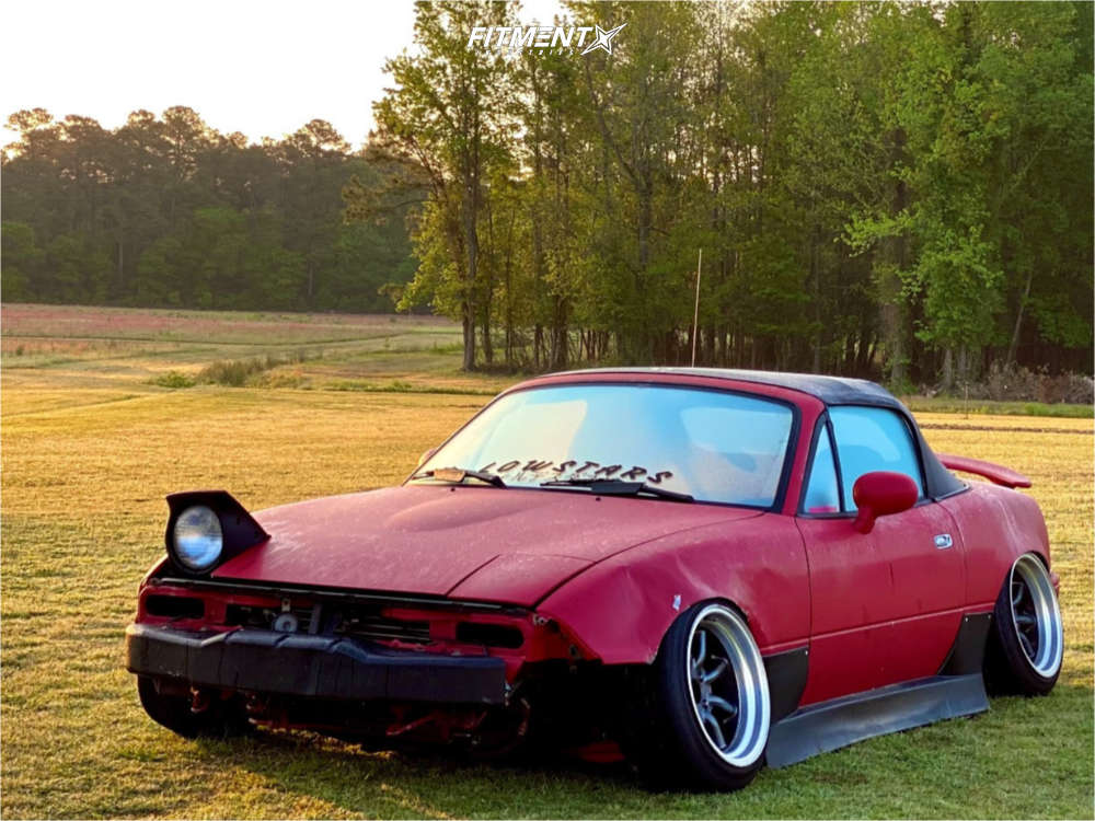 1993 Mazda Miata Base with 15x9 Rota Rkr and Federal 195x45 on ...