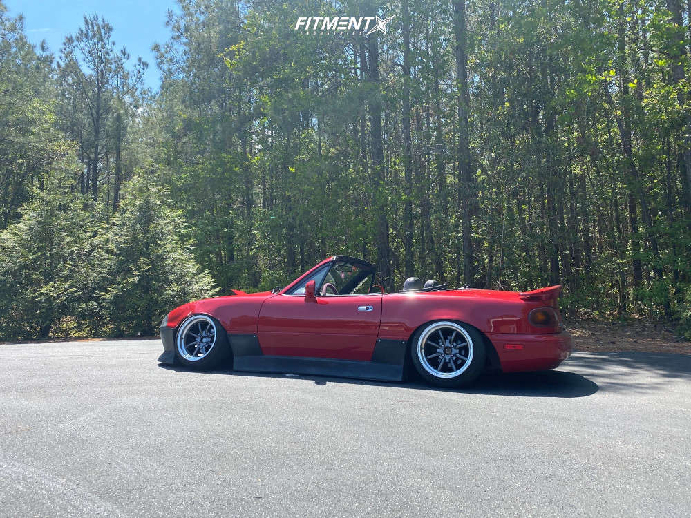 1993 Mazda Miata Base with 15x9 Rota Rkr and Federal 195x45 on ...
