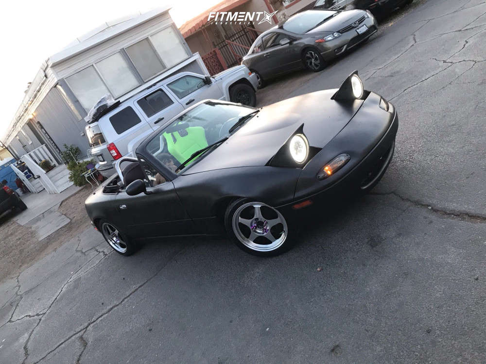 1993 Mazda MX-5 Miata Base with 15x6.5 AVID1 AV8 and Toyo Tires 195x45 ...