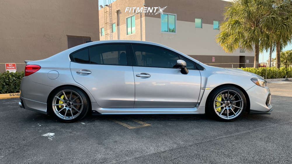 2019 Subaru WRX STI Base with 18x9.5 Enkei Ts10 and Firestone 255x35 on ...