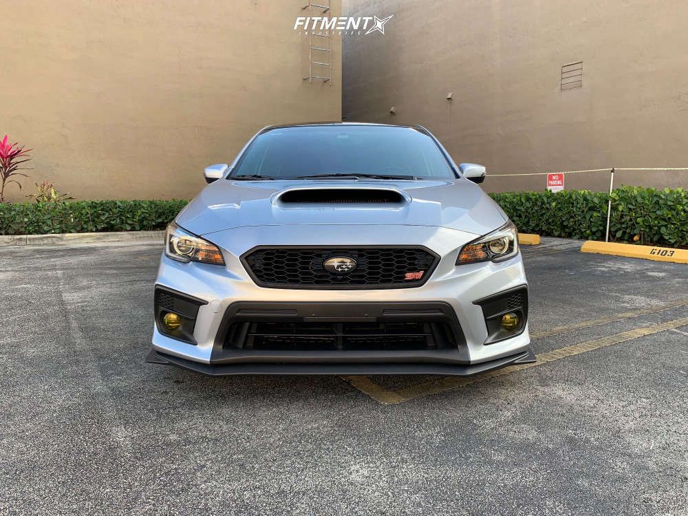 2019 Subaru WRX STI Base with 18x9.5 Enkei Ts10 and Firestone 255x35 on ...