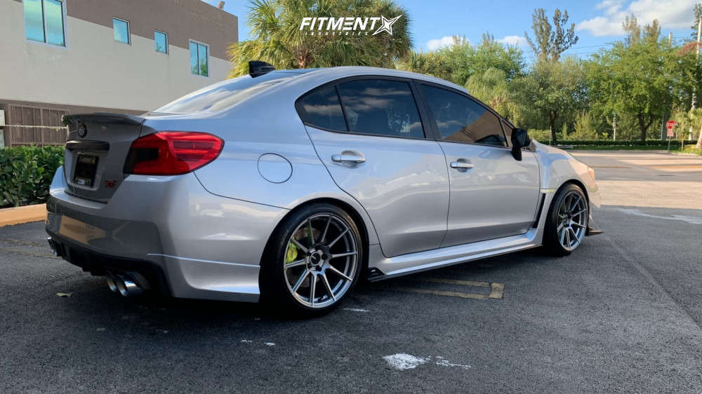 2019 Subaru WRX STI Base with 18x9.5 Enkei Ts10 and Firestone 255x35 on ...