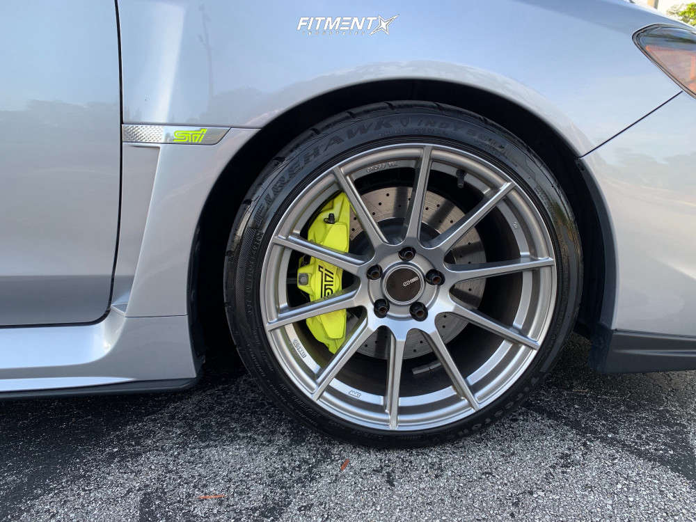 2019 Subaru WRX STI Base with 18x9.5 Enkei Ts10 and Firestone 255x35 on ...