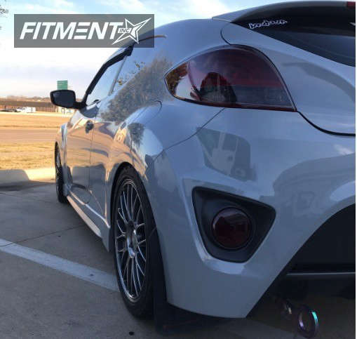2014 Hyundai Veloster Base with 18x7.5 Enkei Bortex and BFGoodrich ...