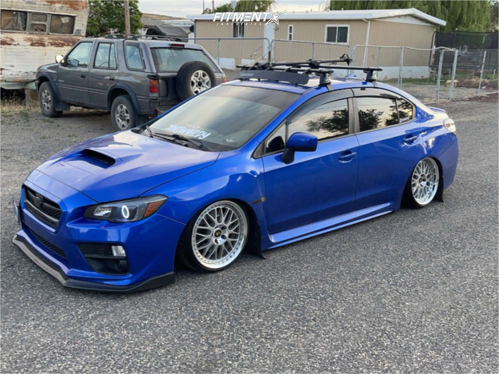 2016 Subaru WRX Base with 18x9.5 Work Vs Xx and Continental 255x35 on ...