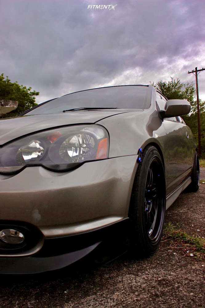 2002 Acura RSX Base with 17x9 Enkei Rpf1 and Zestino 245x40 on Lowering ...