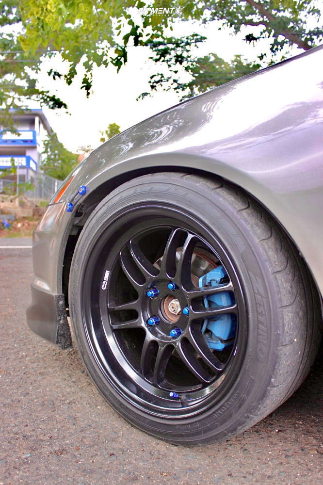 2002 Acura RSX Base with 17x9 Enkei Rpf1 and Zestino 245x40 on Lowering ...