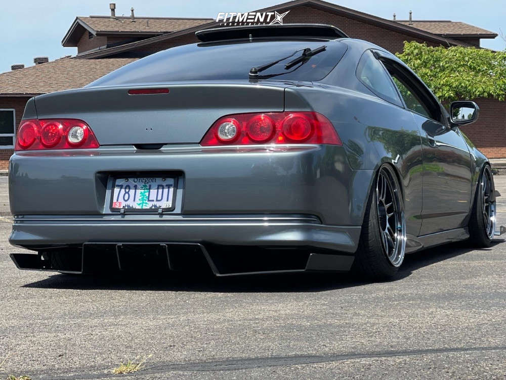 2005 Acura RSX Type-S with 18x9.5 Enkei Rpf1 and Kumho 215x35 on Air ...