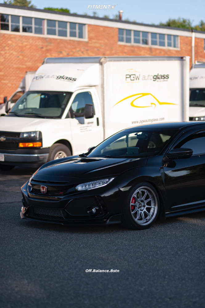 2018 Honda Civic Type R with 18x9.5 ESR Cs12 and Goodyear 255x35 on ...