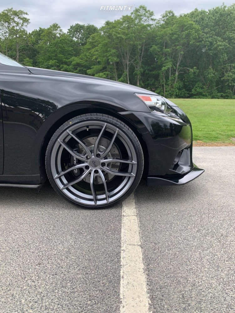 2015 Lexus IS350 Base with 20x9 Niche Vosso and Lexani 235x30 on Stock ...