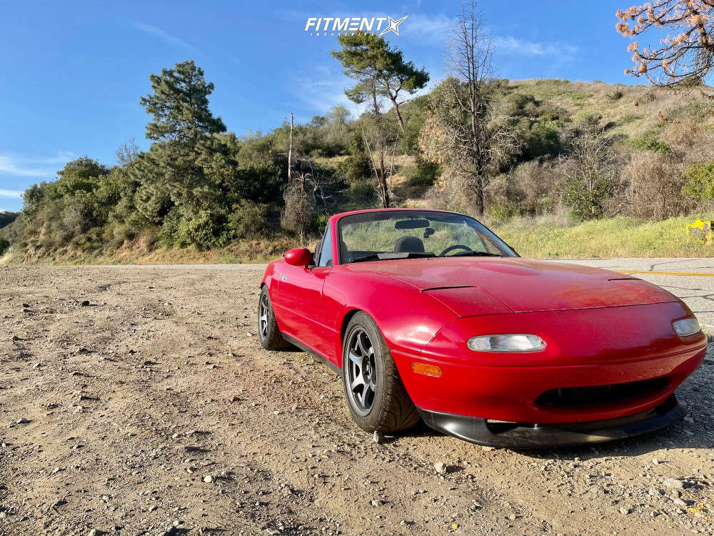 1992 Mazda MX-5 Miata Base with 15x8 Gram Lights 57dr and Federal ...