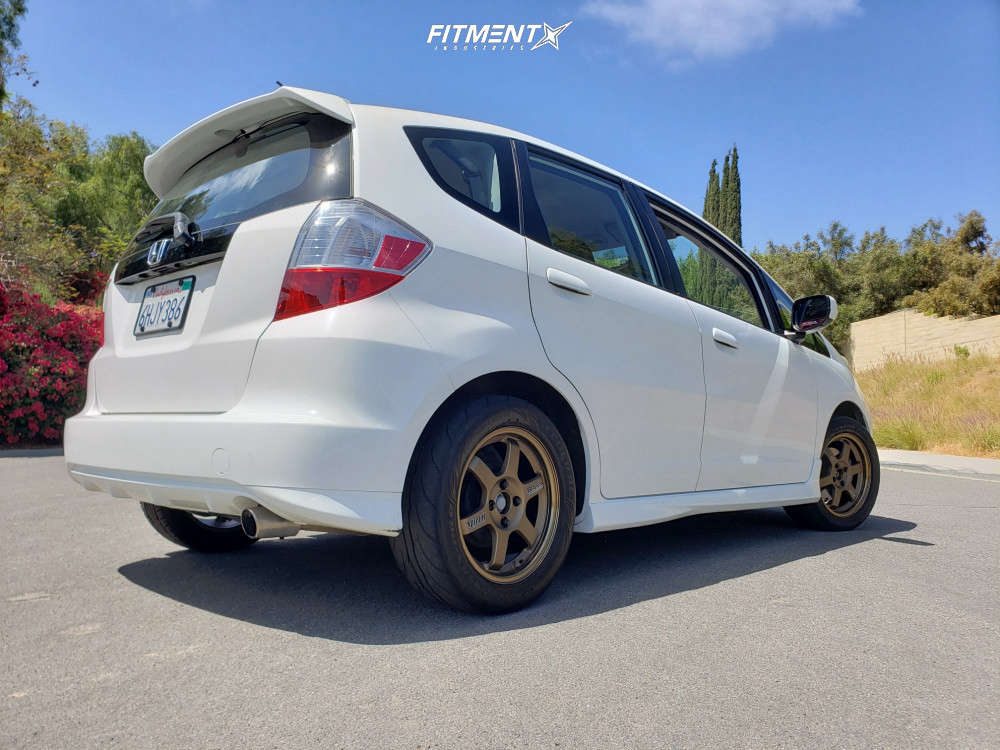 2009 Honda Fit Sport with 15x6.5 Volk Te37 and Federal 205x50 on Stock Suspension | 1730498 ...