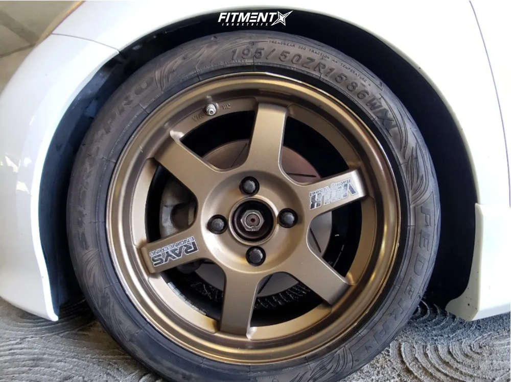 2009 Honda Fit Sport with 15x6.5 Volk Te37 and Federal 205x50 on Stock Suspension | 1730498 ...