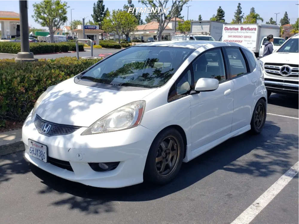 2009 Honda Fit Sport with 15x6.5 Volk Te37 and Federal 205x50 on Stock Suspension | 1730498 ...