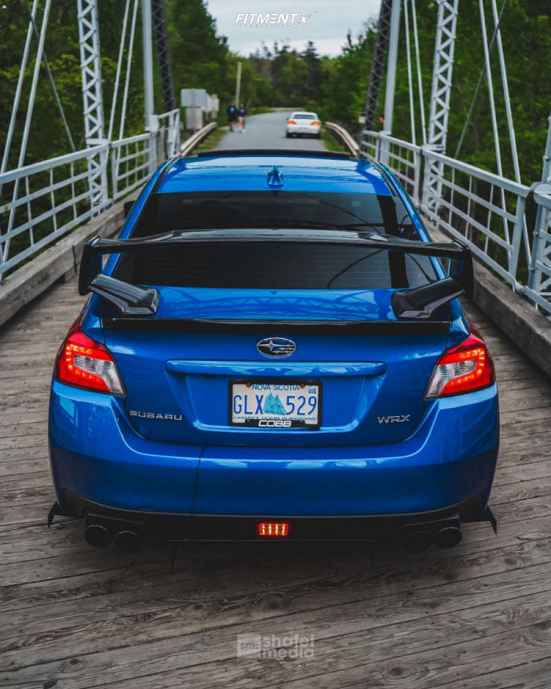 2018 Subaru WRX Sport-tech with 18x8.5 ESR Sr07 and Firestone 245x40 on ...