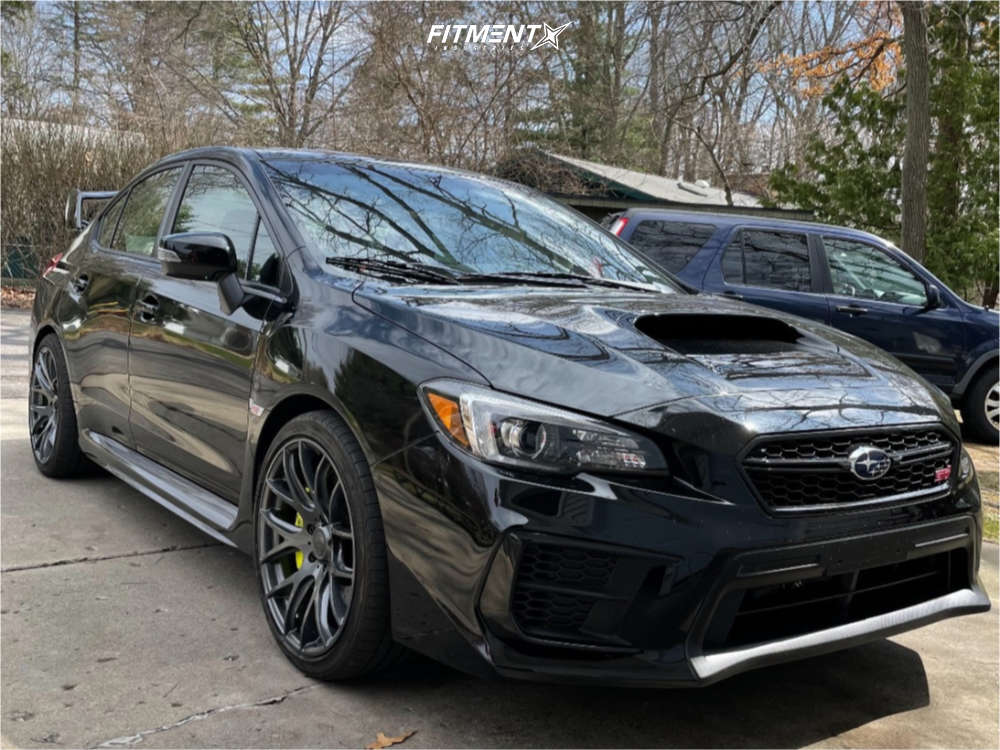 2020 Subaru WRX STI Base with 19x8.5 ESR Sr12 and Yokohama 245x35 on ...