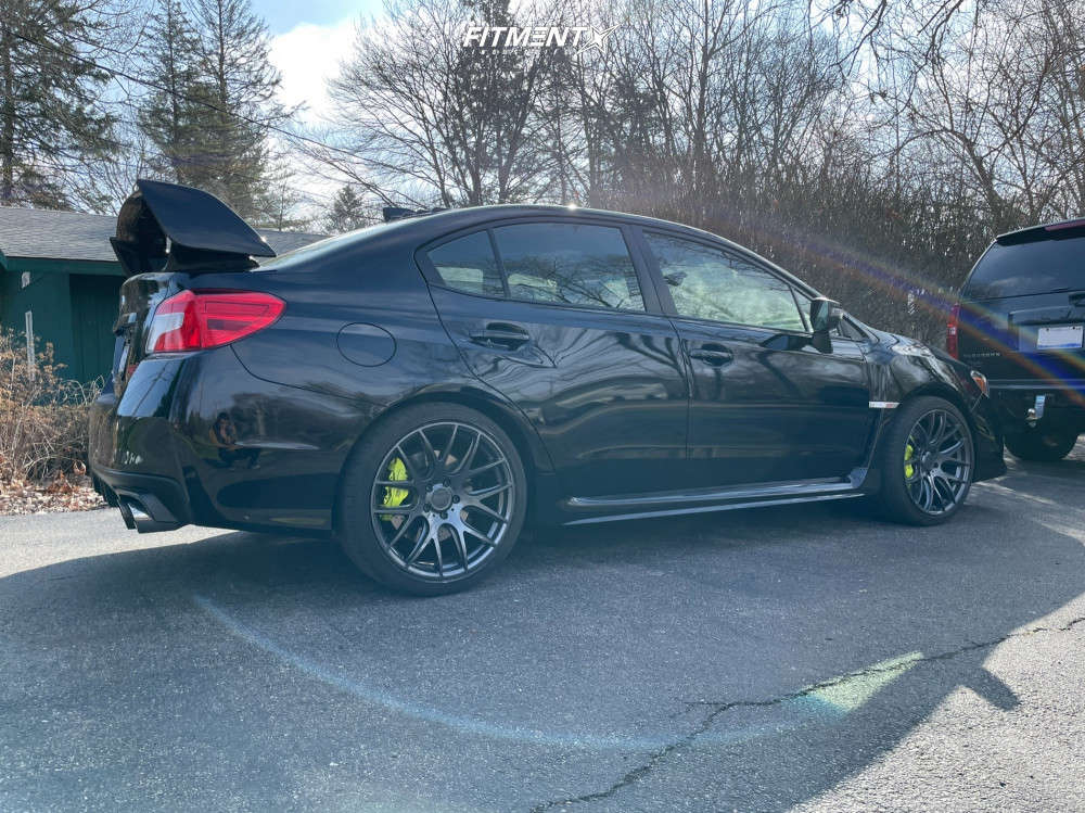 2020 Subaru WRX STI Base with 19x8.5 ESR Sr12 and Yokohama 245x35 on Stock Suspension | 1731551 ...