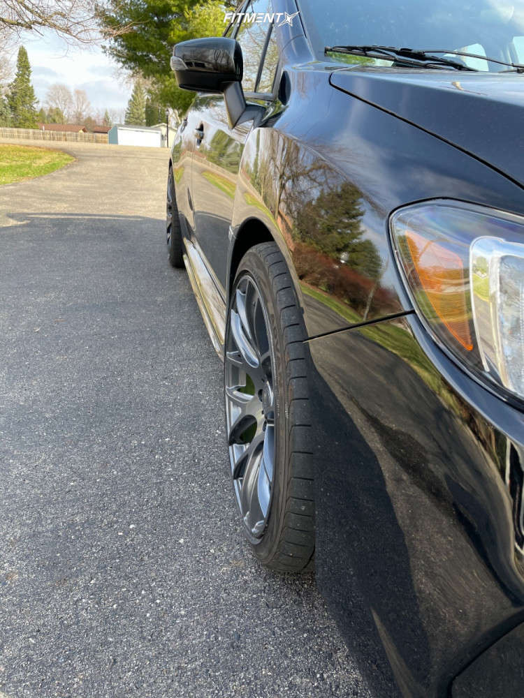 2020 Subaru WRX STI Base with 19x8.5 ESR Sr12 and Yokohama 245x35 on ...