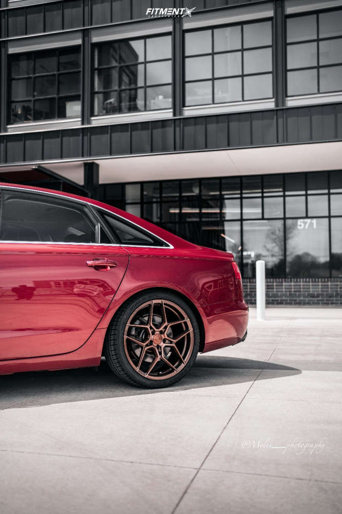 2013 Audi A6 Quattro Premium Plus with 20x9 Rohana Rfx11 and Falken ...