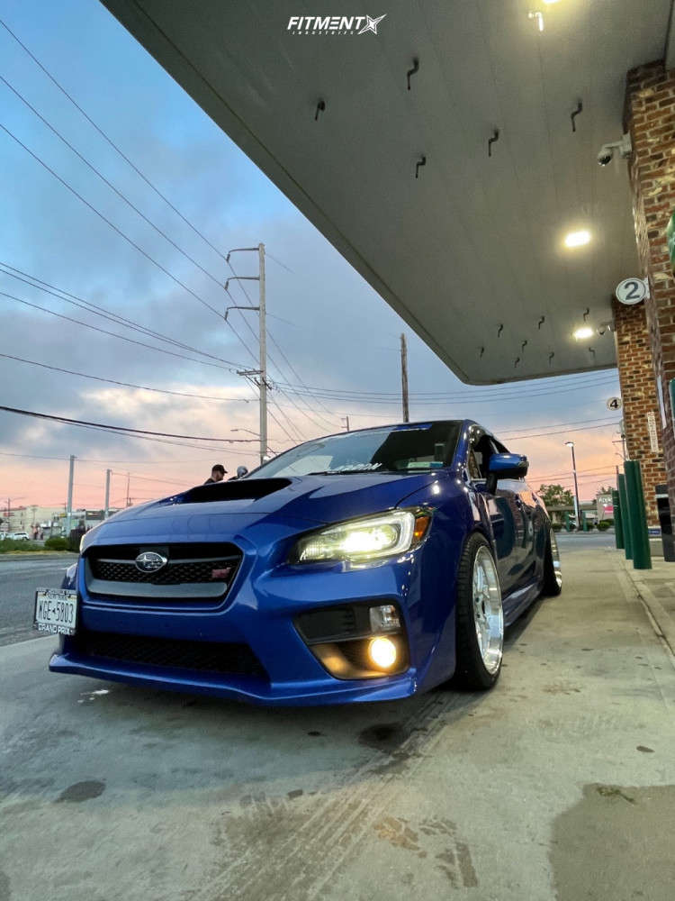 2017 Subaru WRX STI Base with 18x9.5 ESR Cs11 and Hankook 255x35 on ...