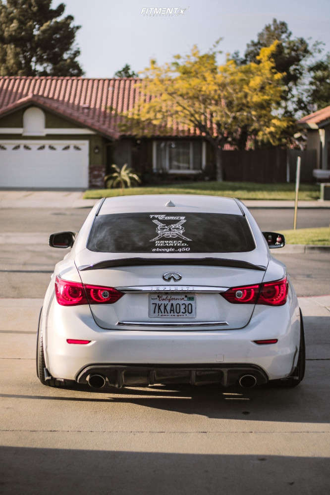 2015 INFINITI Q50 Base with 19x11 Whistler Kr1 and Atlas 245x35 on Air ...