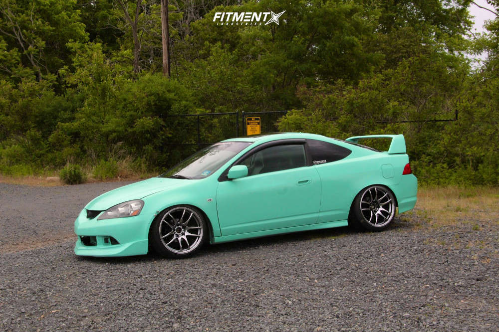2005 Acura RSX Base with 18x9.5 Vordoven Forme 9 and Achilles 215x40 on Coilovers | 1731864 ...
