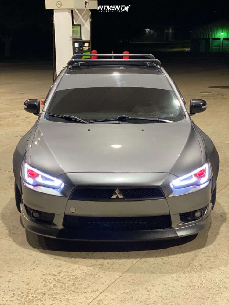 2017 Mitsubishi Lancer SE Limited Edition with 18x11 Cosmis Racing Xt ...