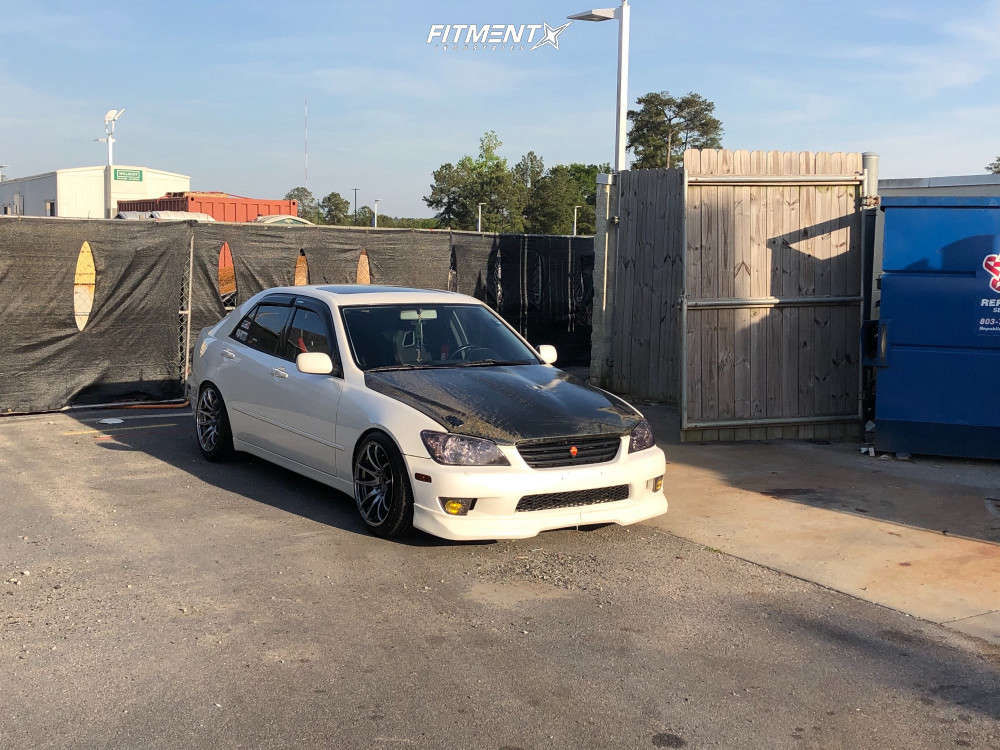 2001 Lexus IS300 Base with 17x9 Vors Tr4 and Nankang 215x45 on Stock ...
