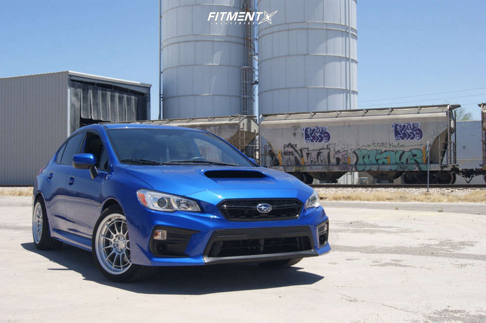2020 Subaru WRX Base with 18x9.5 Enkei Nt03m and Yokohama 255x40 on ...