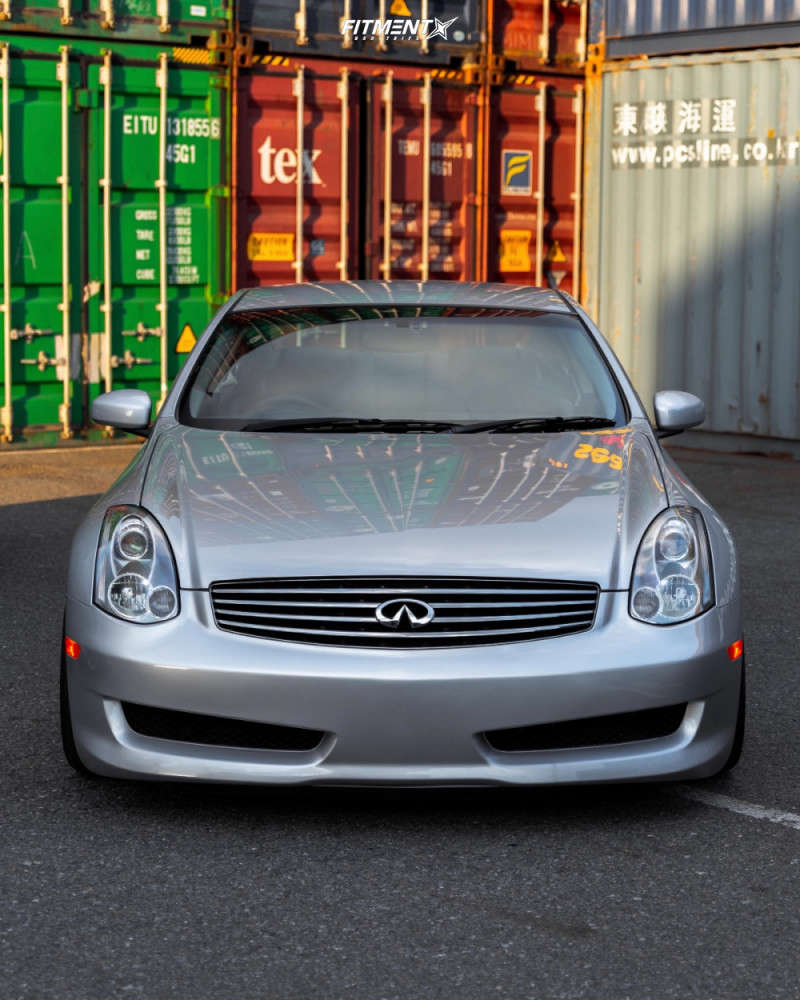 2006 INFINITI G35 2dr Coupe (3.5L 6cyl 6M) with 20x8.5 Sporza V5 ...