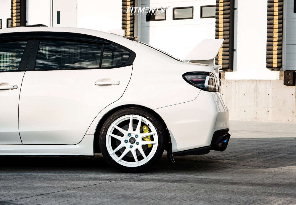 2018 Subaru WRX STI Sport-tech with 18x9.5 ESR Cs8 and Firestone 255x35 ...