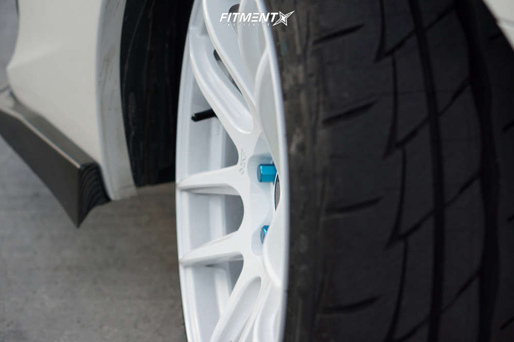 2018 Subaru WRX STI Sport-tech with 18x9.5 ESR Cs8 and Firestone 255x35 ...